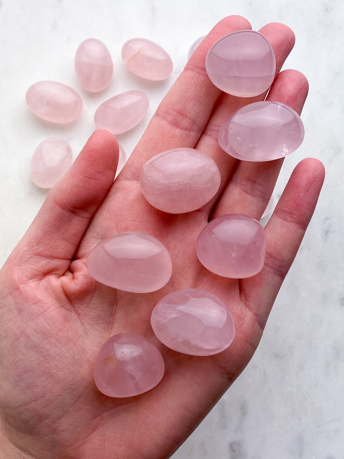 Rosakvarts Lommesten